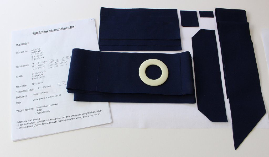 Two New Products: Folding Zabuton & Rinzai Rakusu Kit - Still Sitting