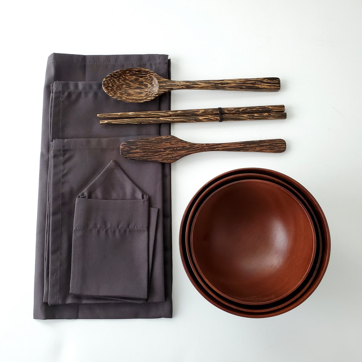 Mahogany Bowl Oryoki Set | Still Sitting Meditation Supply