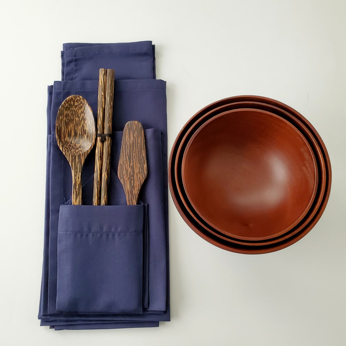 Mahogany Bowl Oryoki Set | Still Sitting Meditation Supply