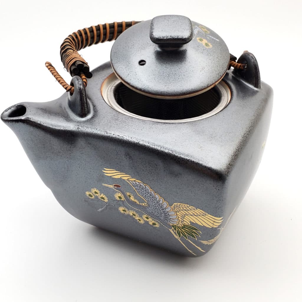 Golden Cranes Tea Set- NEW - Still Sitting Meditation Supply