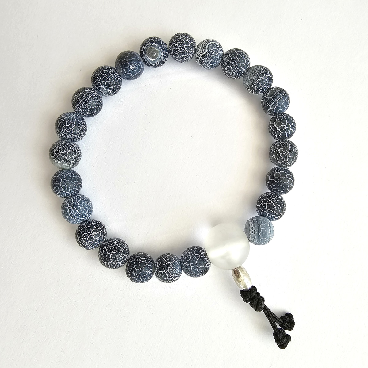 Blue Fire Agate Wrist Mala - NEW! - Still Sitting Meditation Supply