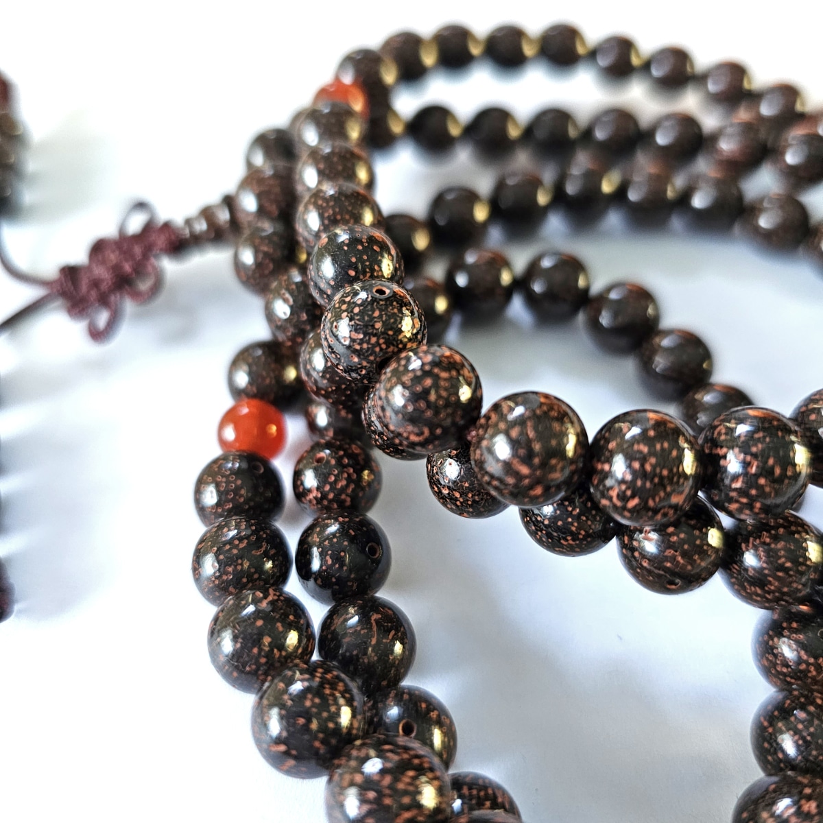 Black Lotus Seed Long Mala - NEW! - Still Sitting Meditation Supply